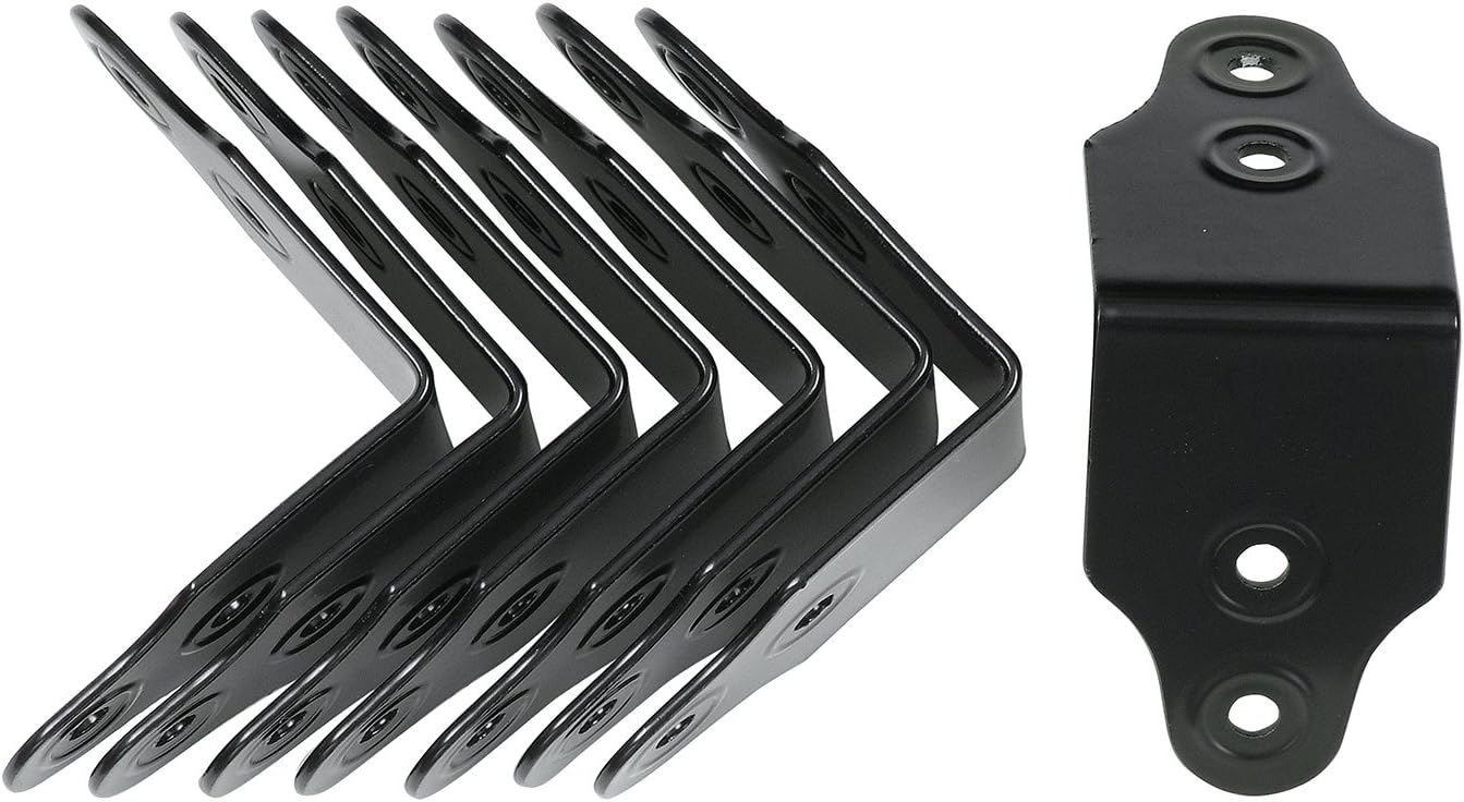 Reliable Hardware Company RH-1722BK-8-A Large Size 4-Hole Black Road ...