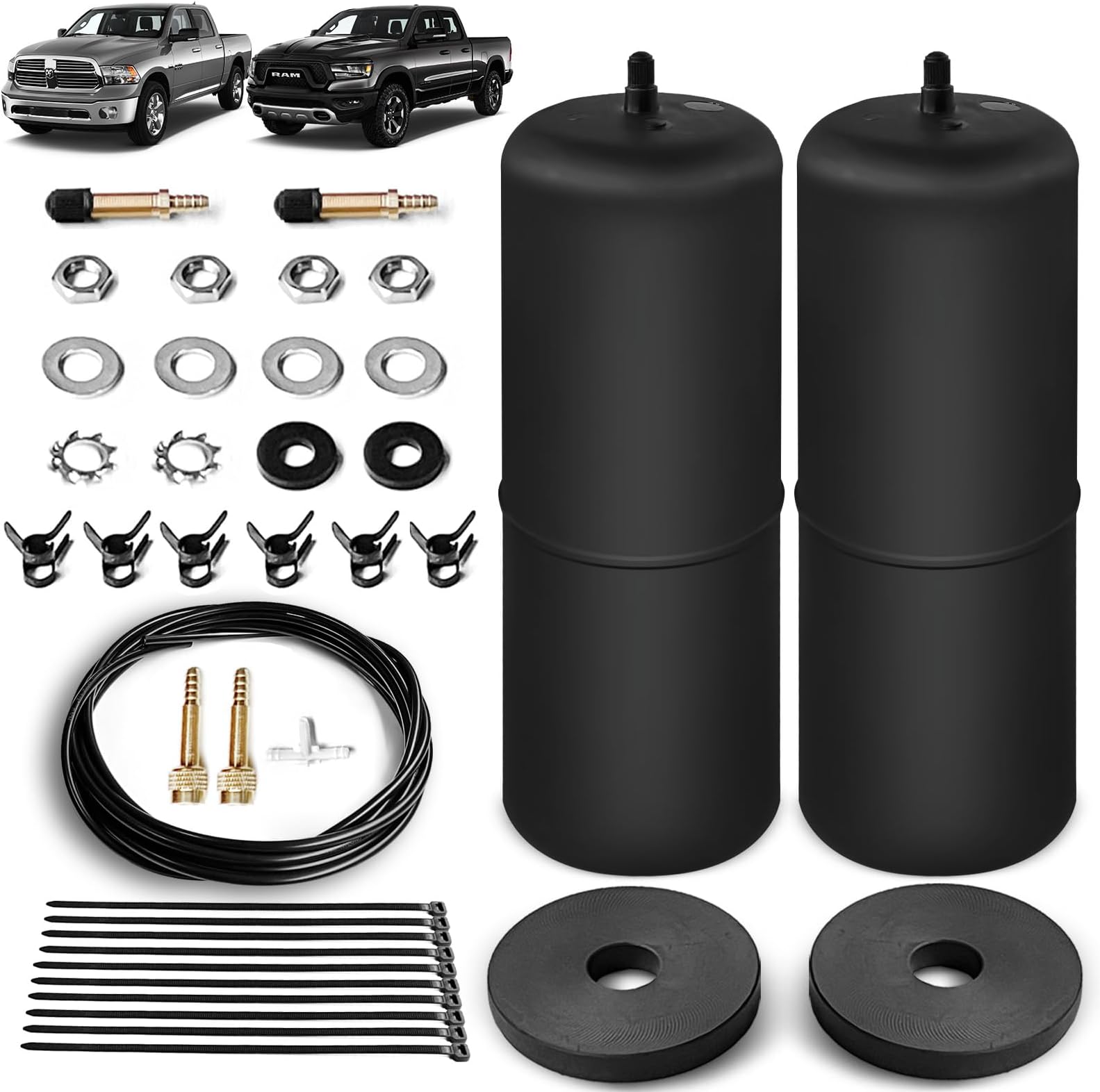Amazon.com: Air Lift 60828HD 1000 Air Springs for 2019-2025 Dodge Ram ...
