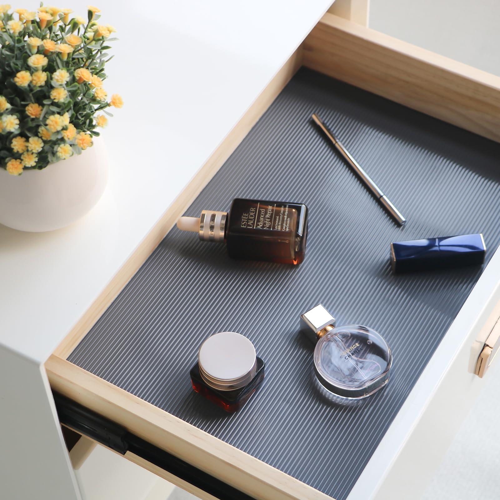 Hersvin Shelf Liners 20 in x 20 ft EVA Drawer Mats, Non-Adhesive ...