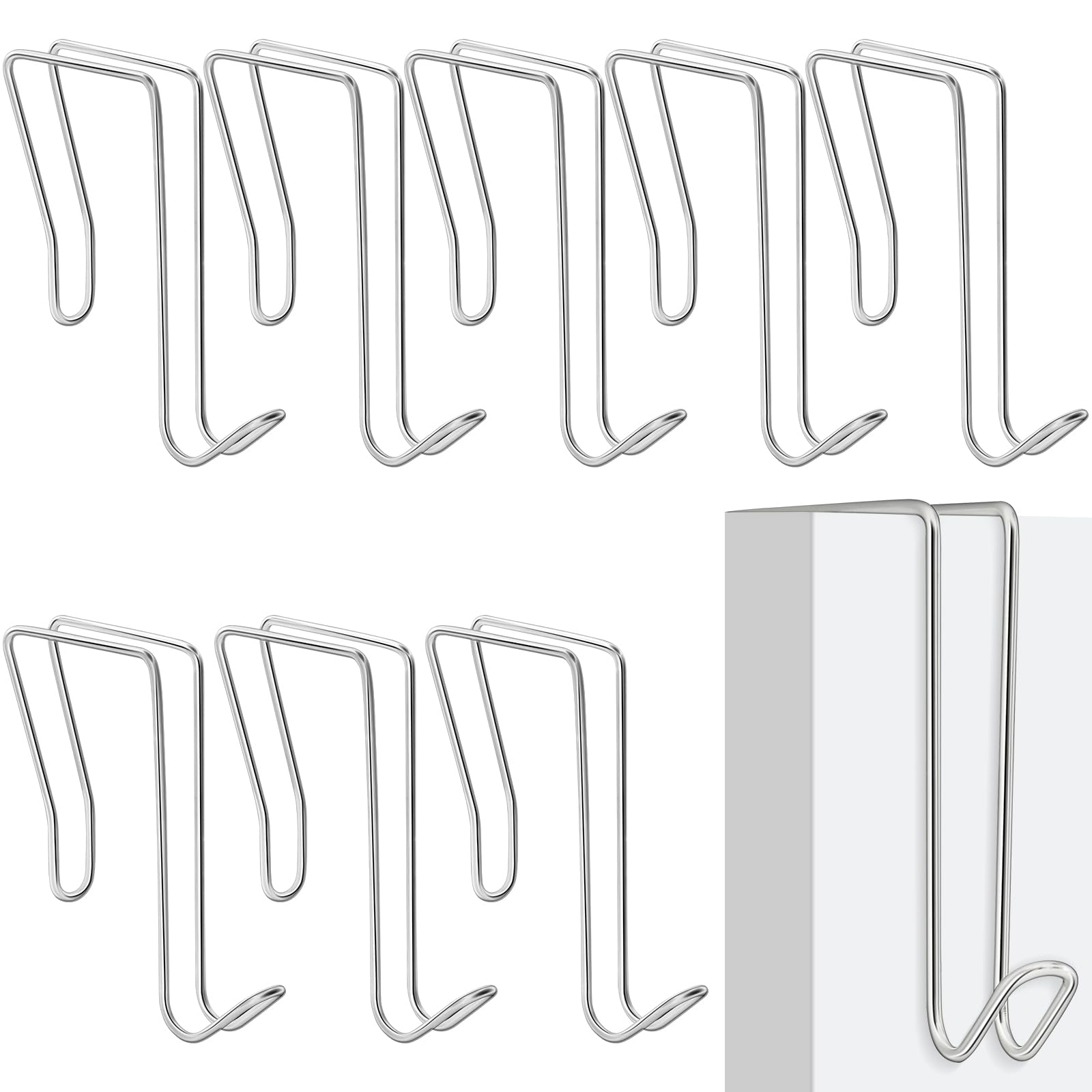 Snapklik.com : Oudain 8 Pack Wire Cubicle Hooks For Coat Wall Panel ...