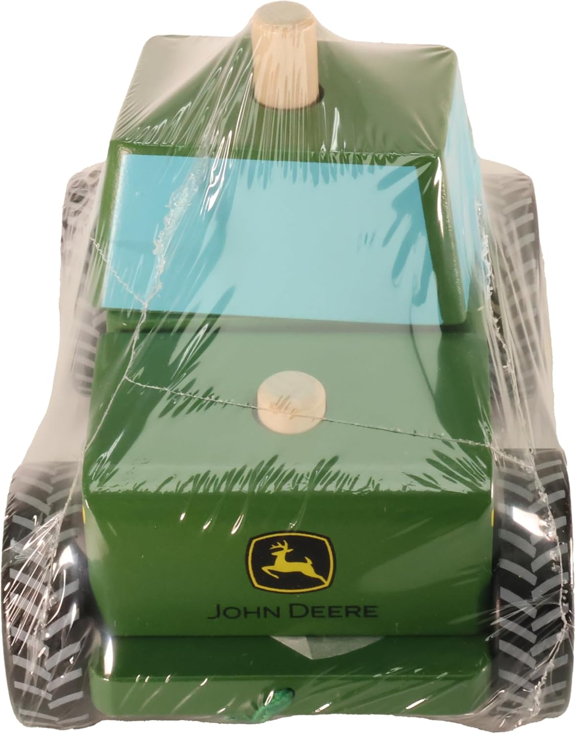 Amazon.com: John Deere Wooden Tractor Stack Educational Toy : Toys & Games