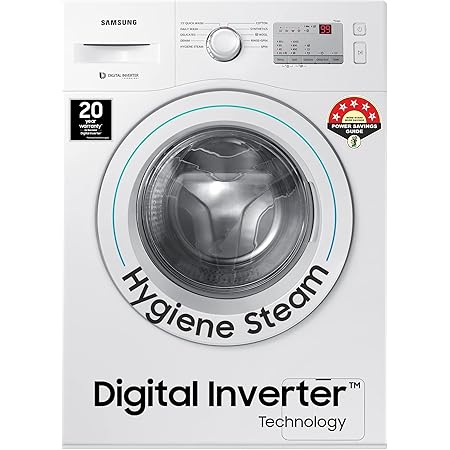 LG 7 Kg 5 Star Inverter Touch Panel Fully-Automatic Front Load Washing ...