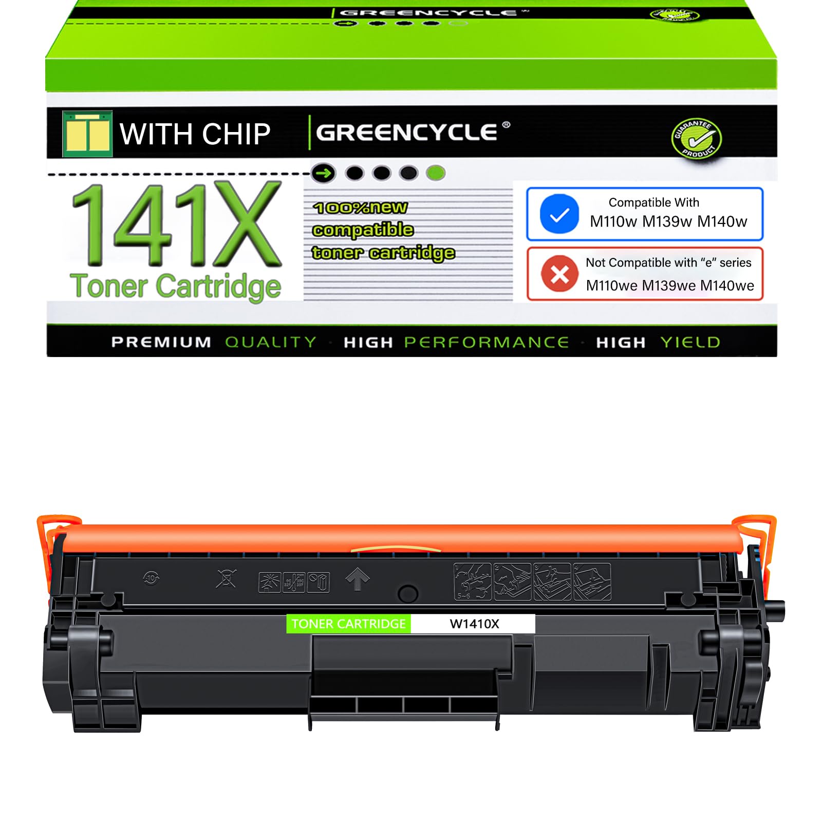Amazon.com: greencycle W1410X W1410A 141A Compatible Replacement for Hp ...