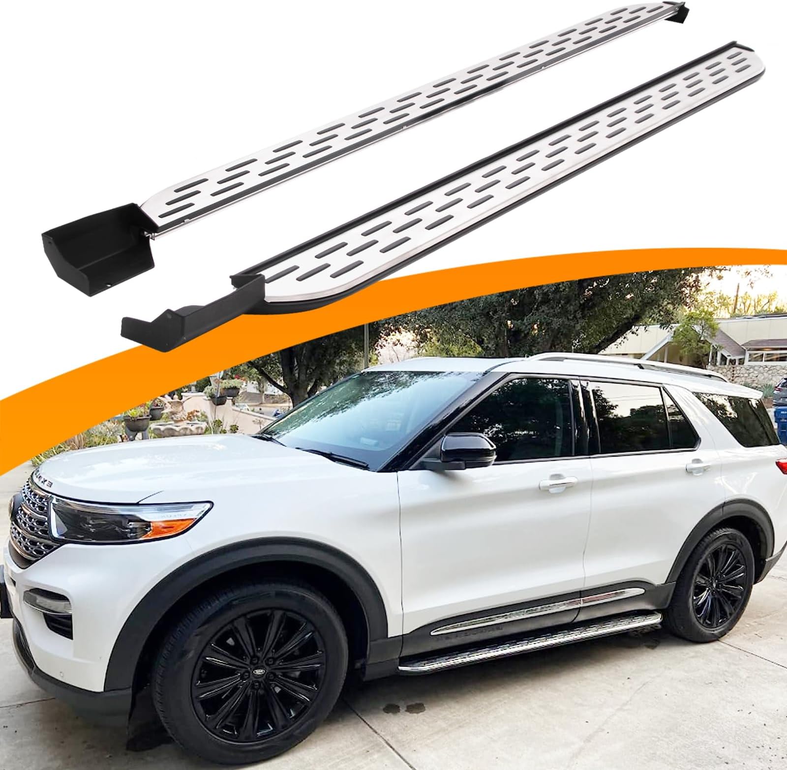Amazon.com: Snailfly Running Boards Fit for 2020-2025 Ford Explorer XLT ...