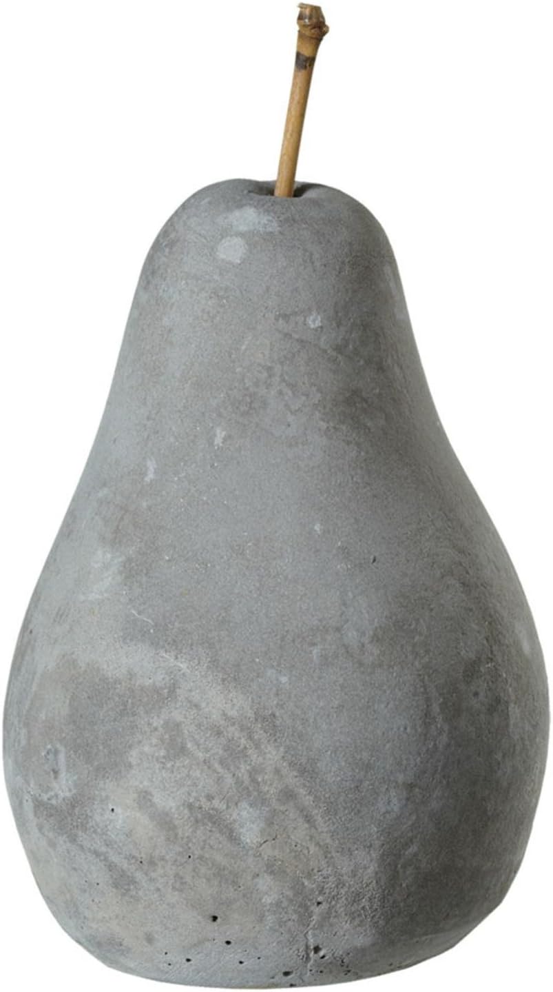 Amazon.com: Red Co. Natural Finished Cement Pear Home Decor and ...