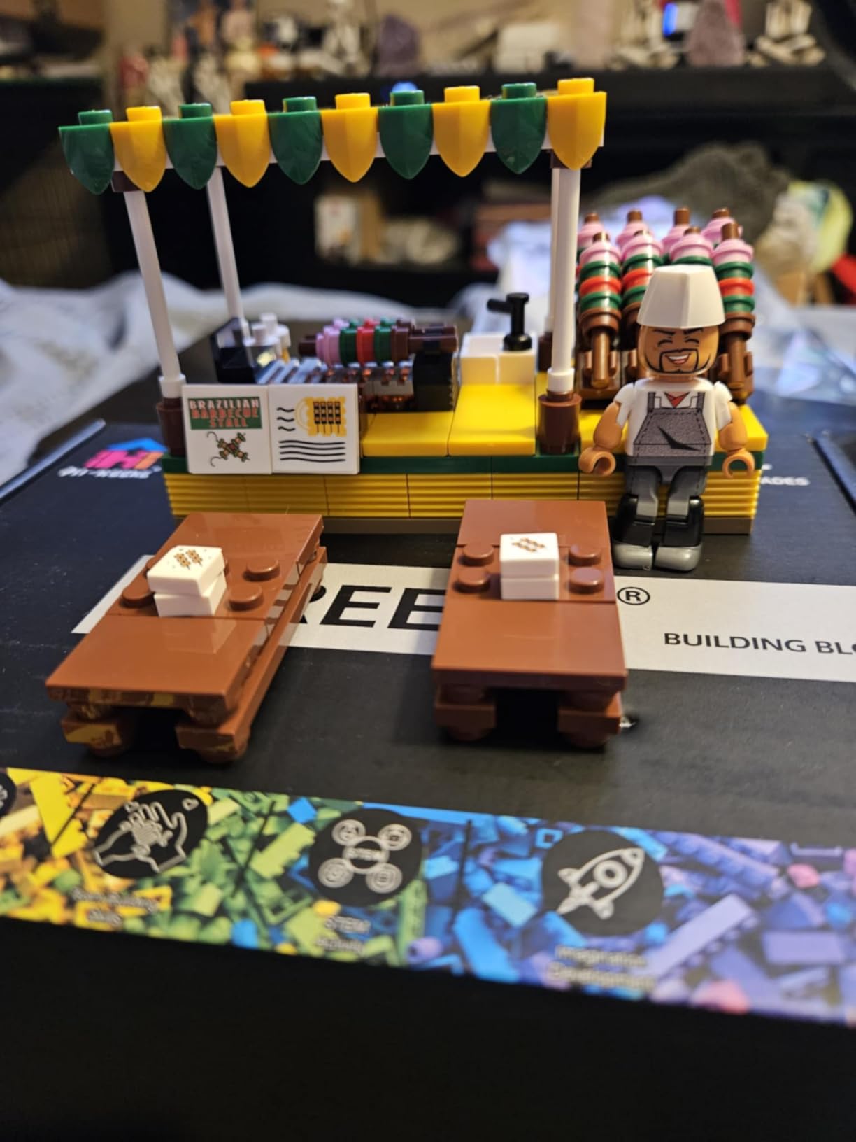 Amazon.com: Mould King Mini City Building Shop Japanese Oden Restaurant ...