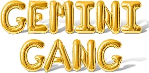 Amazon.com: Letter Balloons - GEMINI GANG 16" Inch Alphabet Letters ...