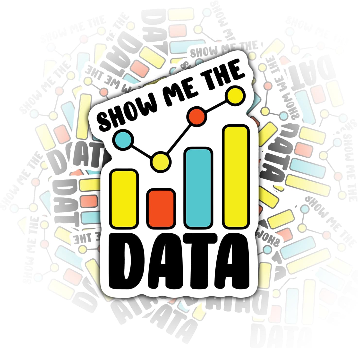 Amazon.com: 3PCS Show Me The Data Sticker for Kids Teens, Waterproof ...