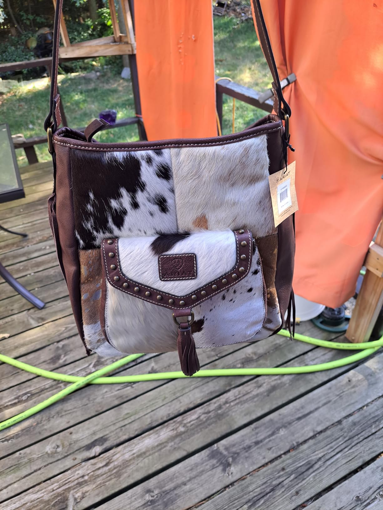 ARIAT Women's Savannah Concealed Carry Shoulder Bag Brown One Size ...