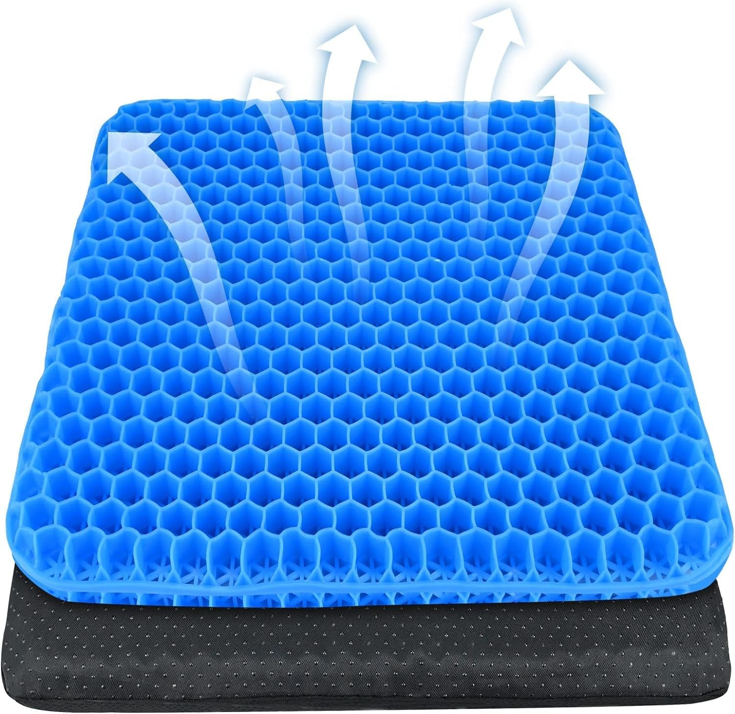 Amazon.com: Younggetic Gel Seat Cushion for Long Sitting, Cooling Gel ...