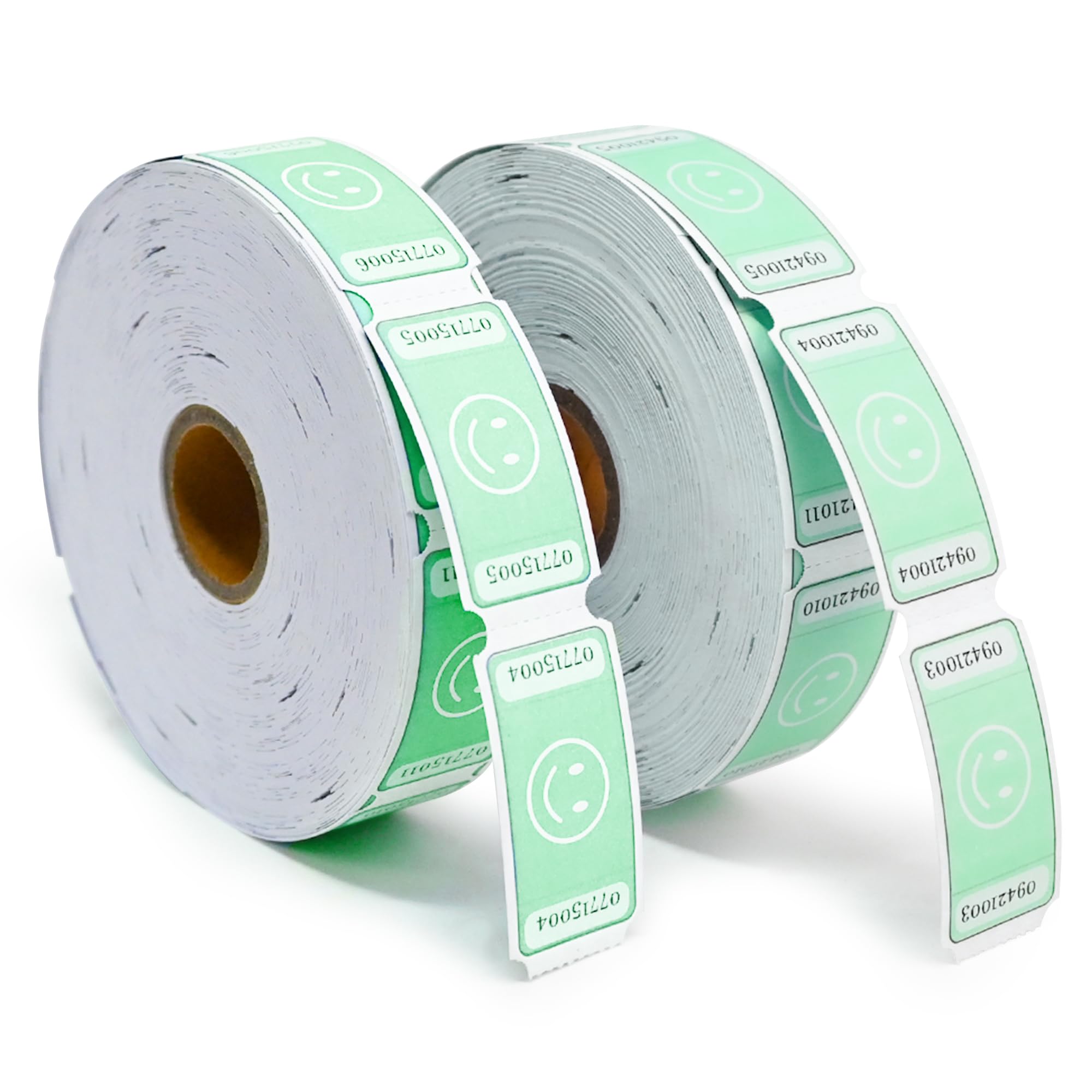 Amazon.com : L LIKED 2000 Smile Raffle Tickets, 2 Rolls of 1000 1''x2 ...