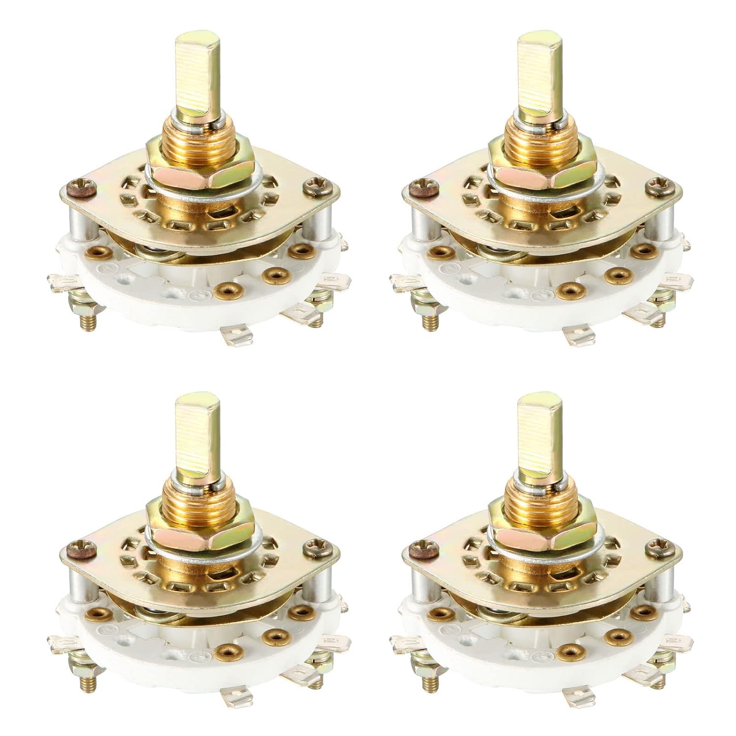Amazon.com: Rebower Band Selector Rotary Switch 2P3T 2 Pole 3 Position ...