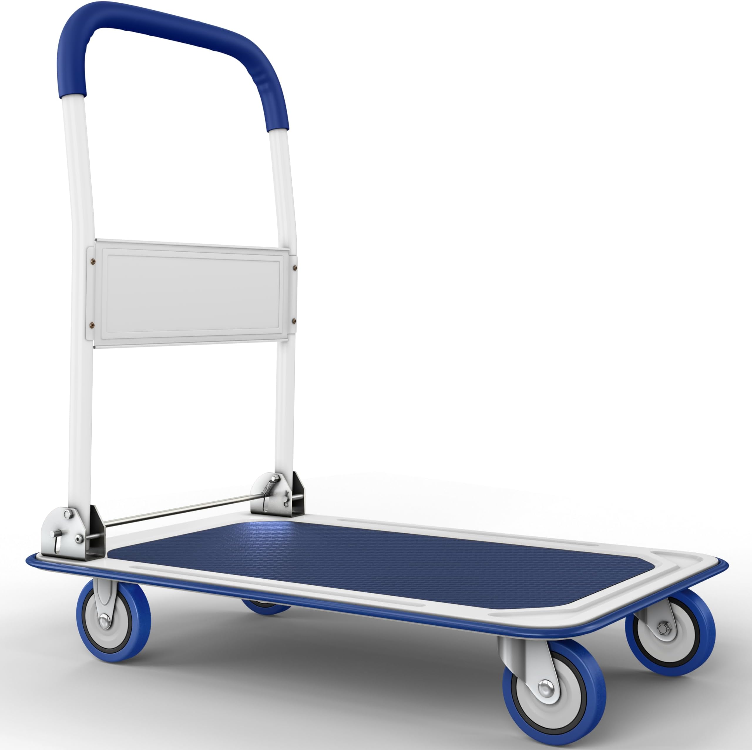 Amazon.com: Upgraded Foldable Push Cart Dolly | 330 lbs. Capacity ...