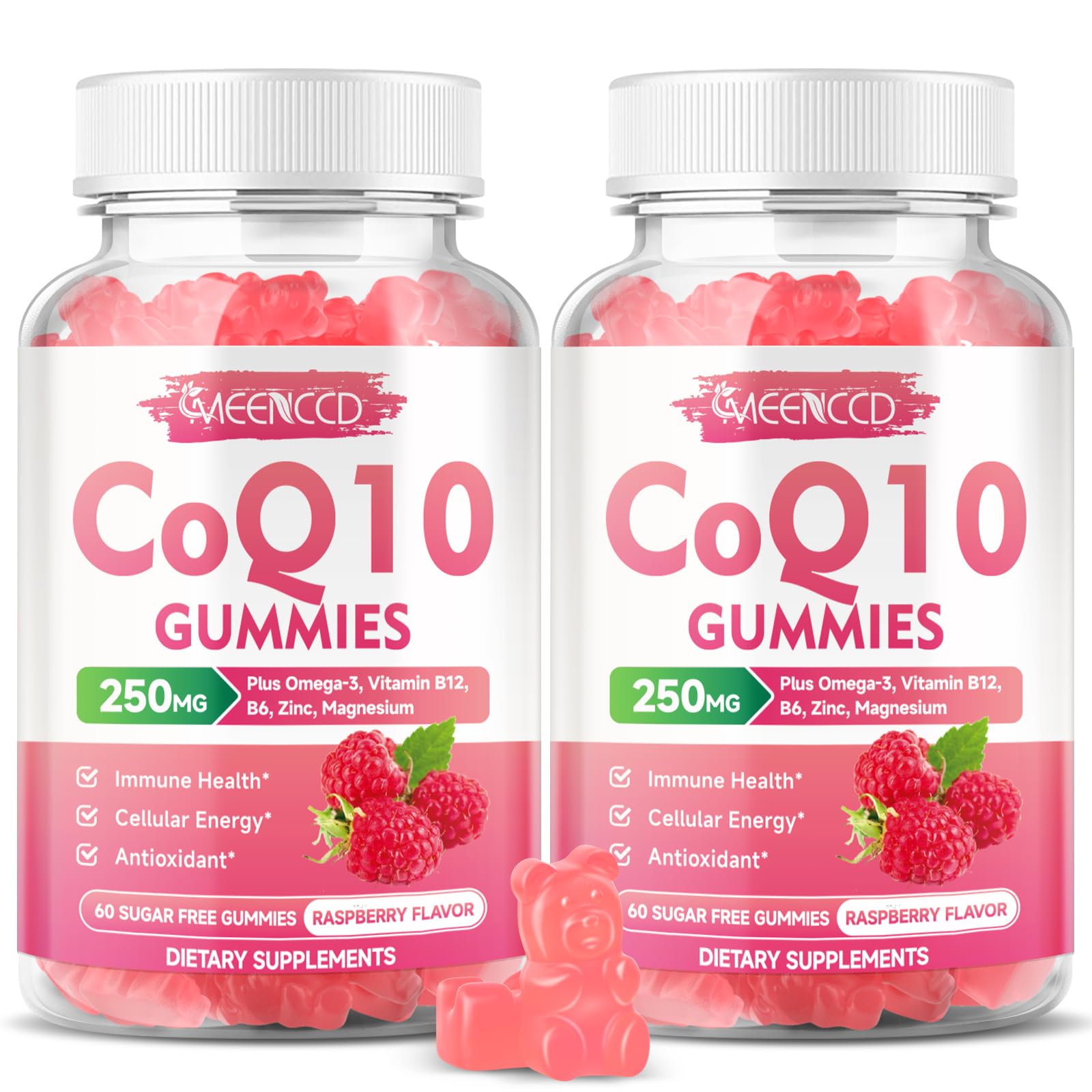 Amazon.com: Sugar-Free CoQ10 Gummies 250mg, Coenzyme Q10 Supplements ...