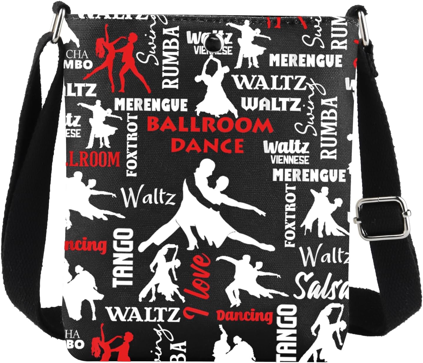 Amazon.com: JYTAPP Ballroom Dance Crossbody Bags Ballroom Dancer Gifts ...