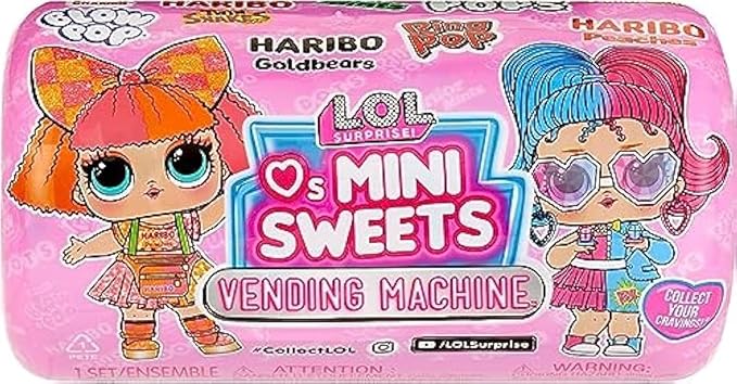 Amazon.com: L.O.L. Surprise! Loves Mini Sweets Series 3 Vending Machine ...