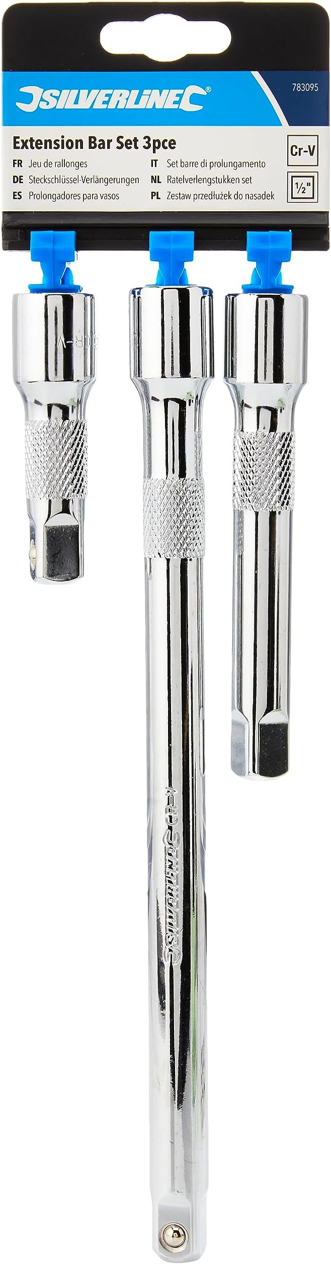 US PRO 3PC 1/2" DR Impact Extension Bar Set 75, 125, 250mm 2086 ...