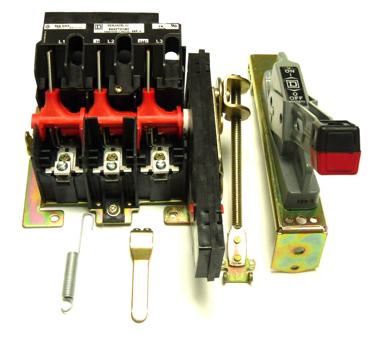 Square D by Schneider Electric Flange Mount Disconnect Switch,60A ...