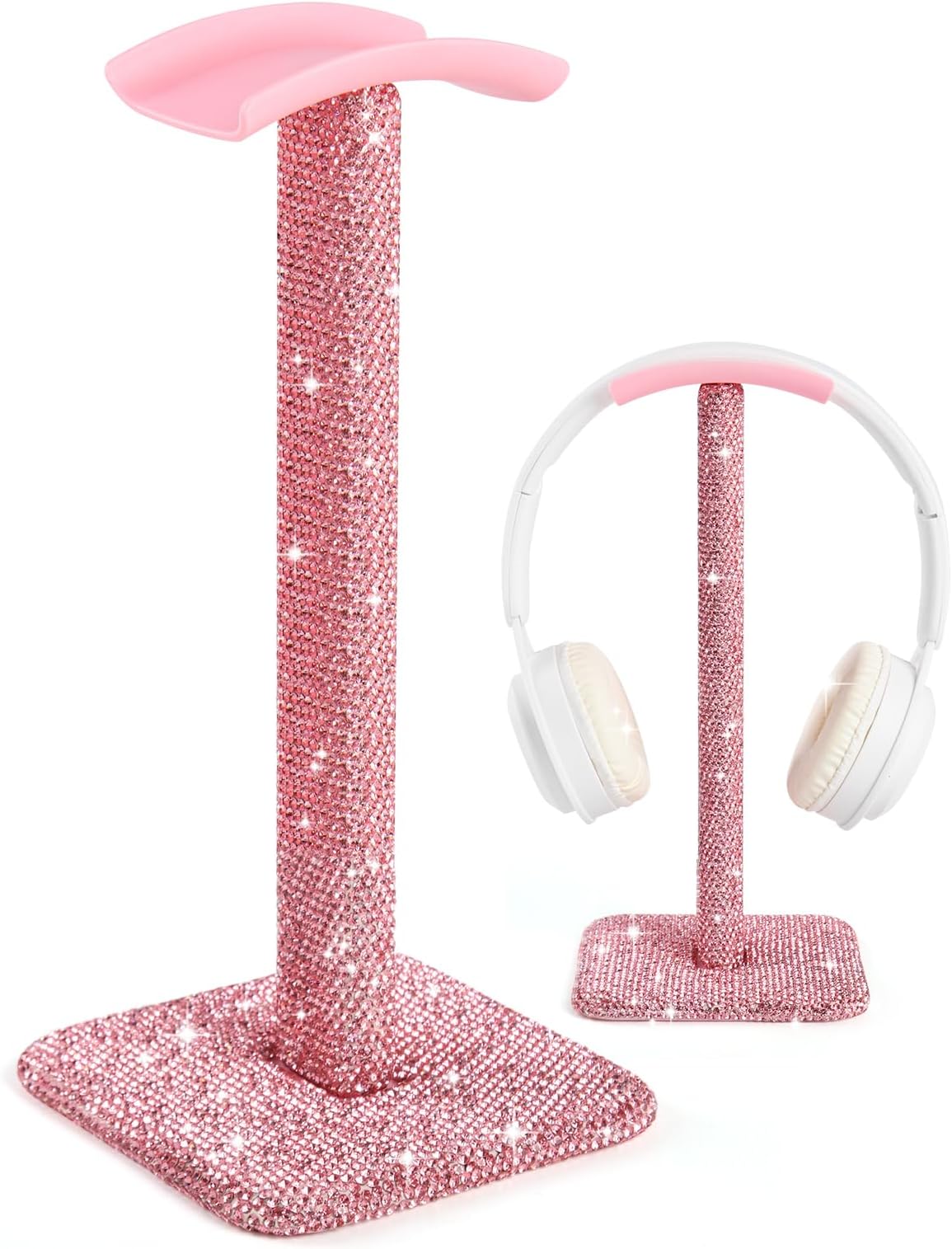 Amazon.com: Pulchrum Luxury Rhinestones Headphone Stand, Metal Headset ...