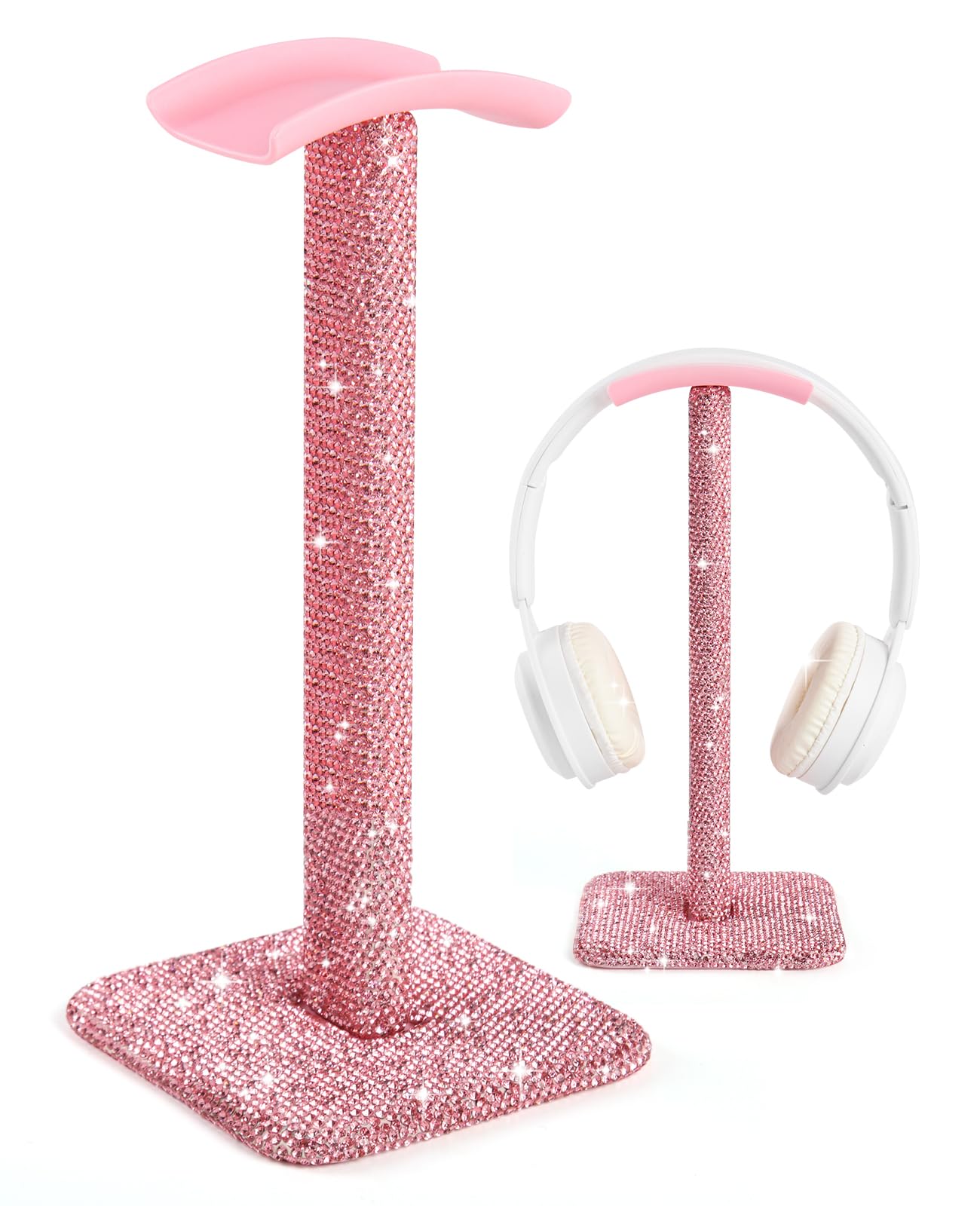 Amazon.com: Pulchrum Luxury Rhinestones Headphone Stand, Metal Headset ...