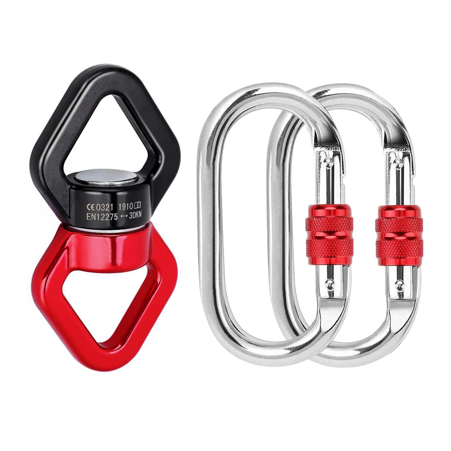 APIYOO 30kN Bearing Swing Swivel Device, 360°Rotational Hanging Swivel ...