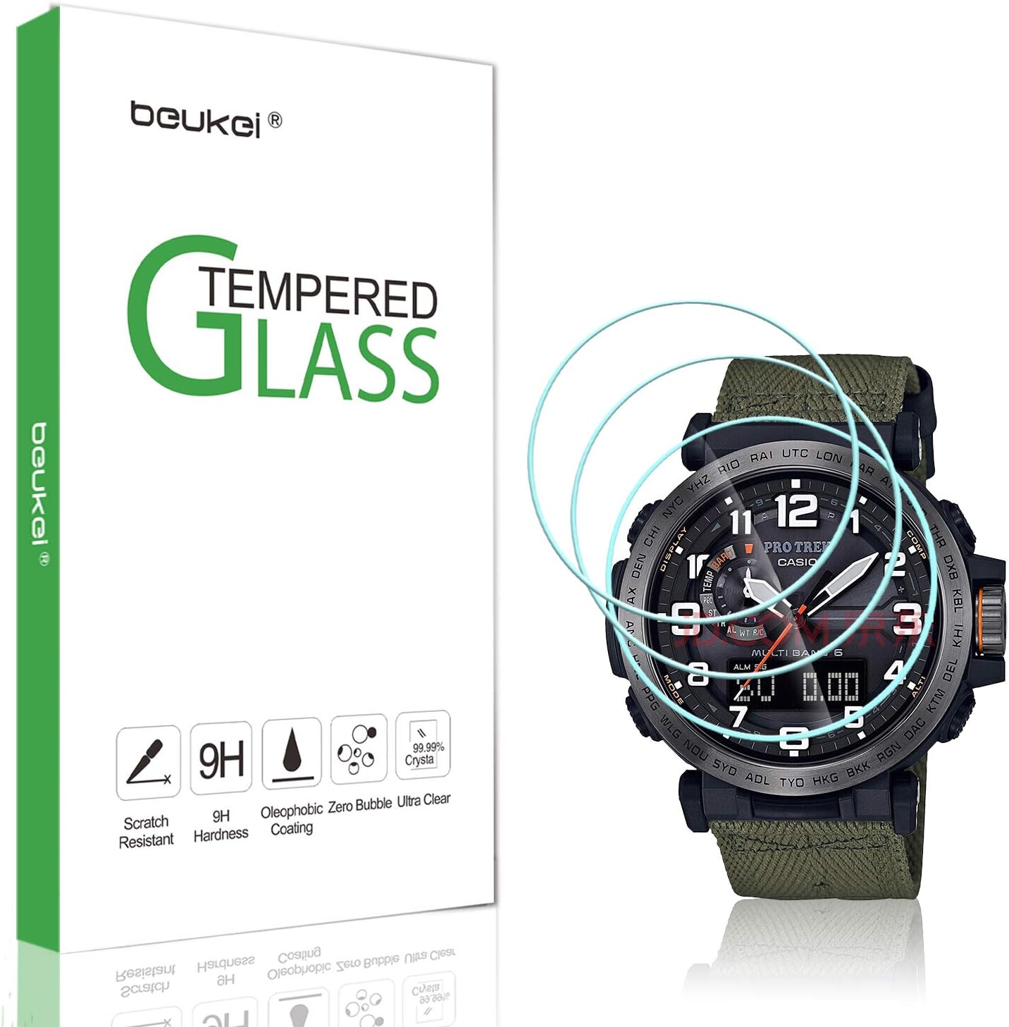 Amazon.com: beukei (3 Pack) Compatible for Casio PRG-600/650 / PRW-6600 ...