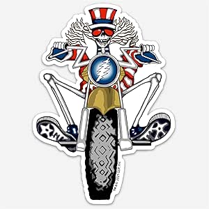 Amazon.com: Grateful Dead Psycle Sam Sticker : Toys & Games
