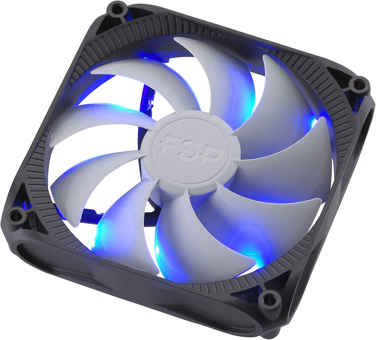 Amazon.com: LOGISYS Computer CF120BL 120MM BLUE QUAD 4-LED ULTRA BRIGHT ...