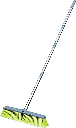 Amazon.com: PHYEX Upgraded 18" Push Broom with Adjustable Long Handle ...