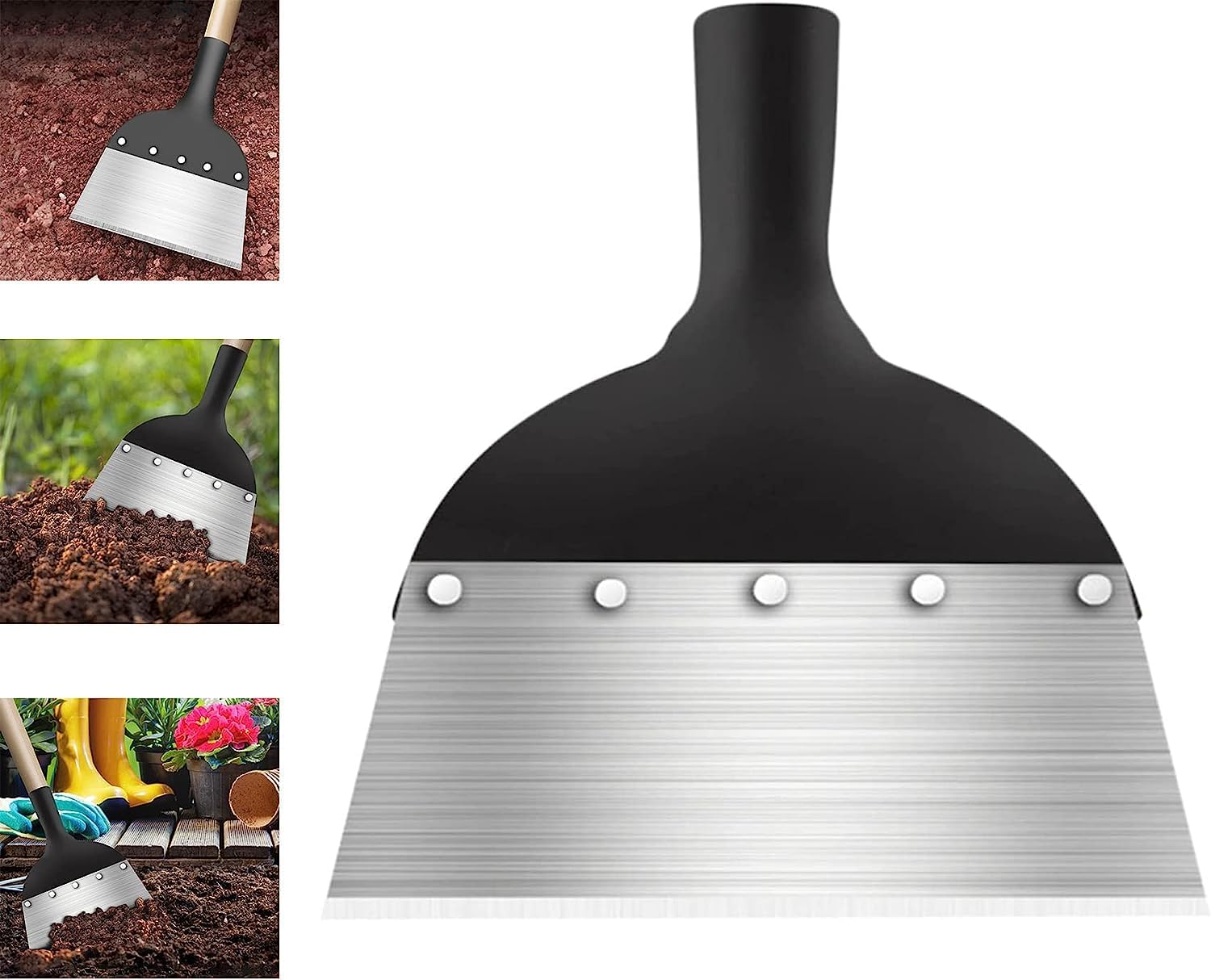 Multi-Functional Garden Cleaning Shovels, Steel Garden Weeding Planting ...