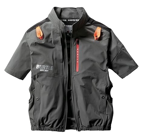 Amazon.co.jp: BURTLE バートル 春夏用 エアークラフト 半袖ブルゾン(ユニセックス) ミルスグリーン AC2006 XXL : ファッション