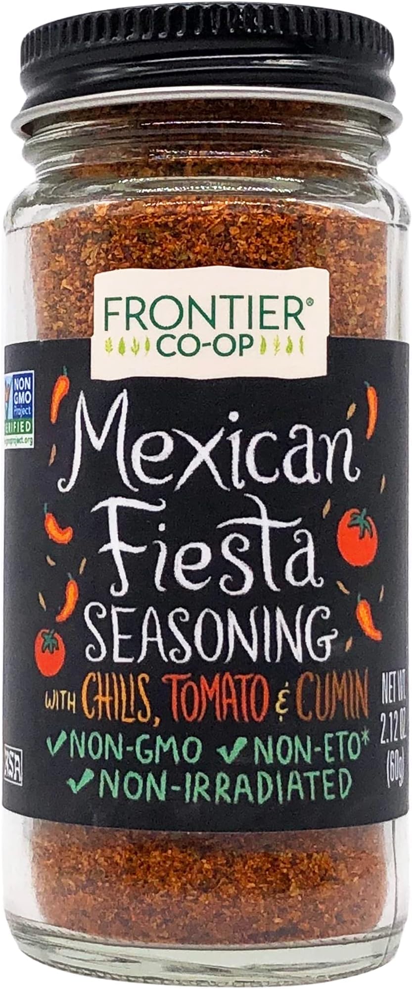 Amazon.com : Frontier Co-op Mexican Fiesta Seasoning, 2.12-Ounce Jar ...