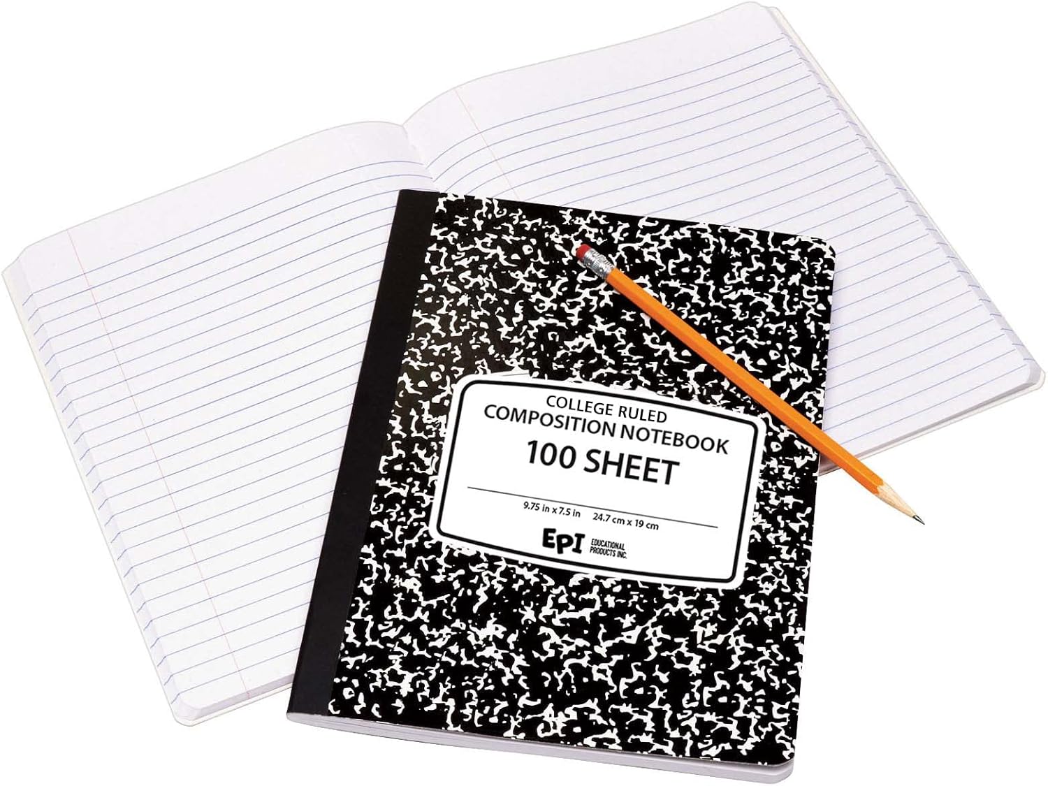 Amazon.com : EPI College Ruled Composition book, 100 Sheet (200 pages ...