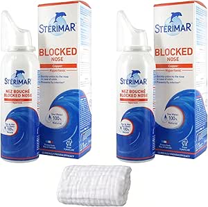 Sterimar Nasal Spray Bundle for Blocked Nose Decongestant Relief (2 x ...