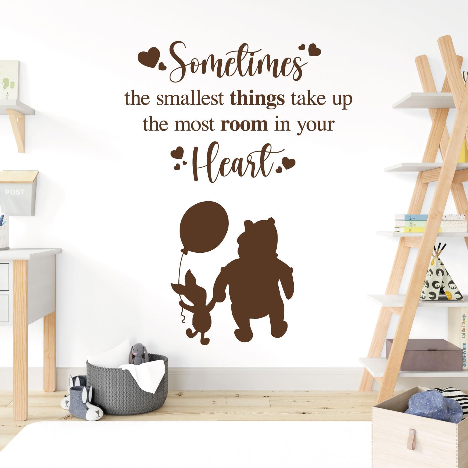 Winnie Pooh - As Soon As I Saw You Quote Baby Room Wall Decal- Decal ...