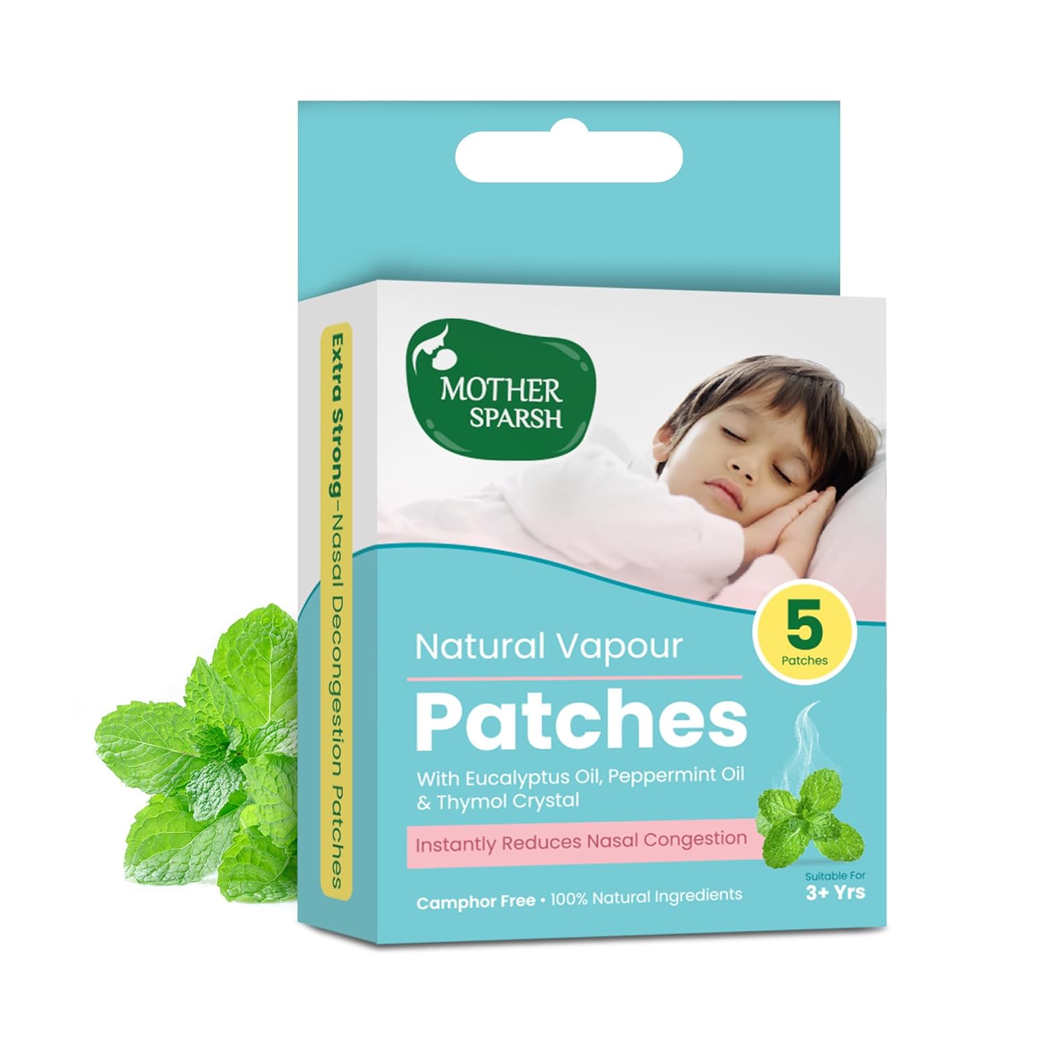 Amazon.com : Mother Sparsh Natural Vapour Patches For Kids With ...