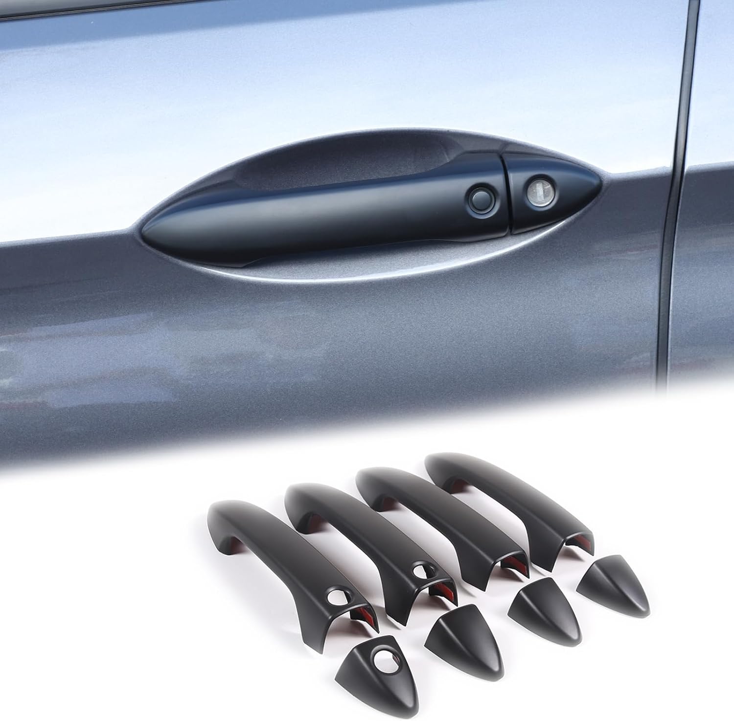 Amazon.com: HIRUFAIT Exterior Door Handle Cover Trim for Honda Pilot ...