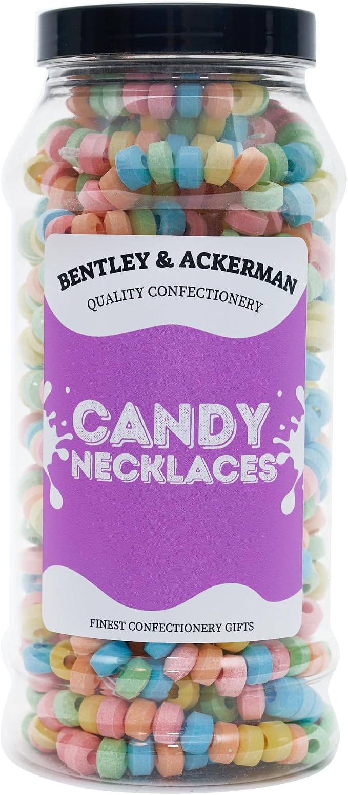 Candy Necklaces (435g) Original Edible Sweet Necklaces, 20 in our Gift ...