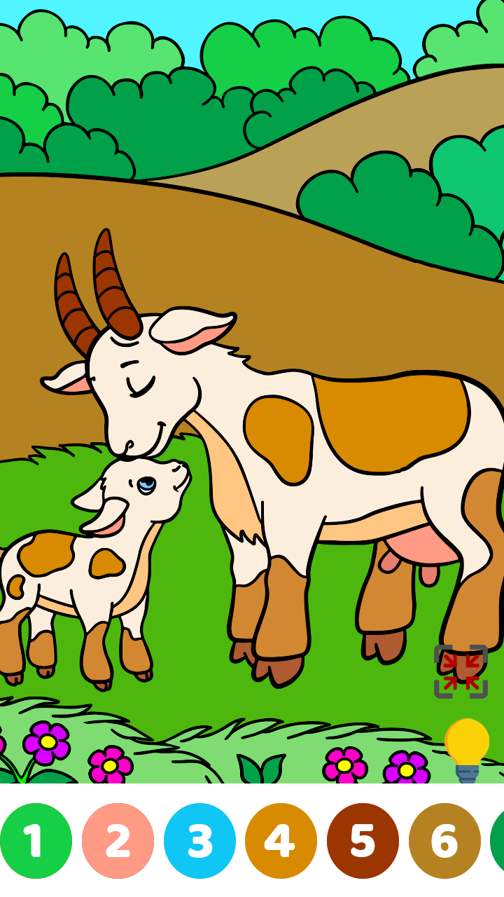 Kids Animals Color By Number Book - Zoo Art Painting - App on Amazon ...