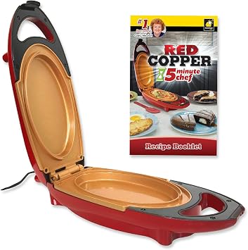 Amazon.com: Red Copper 5 Minute Chef by BulbHead Includes Recipe Guide ...