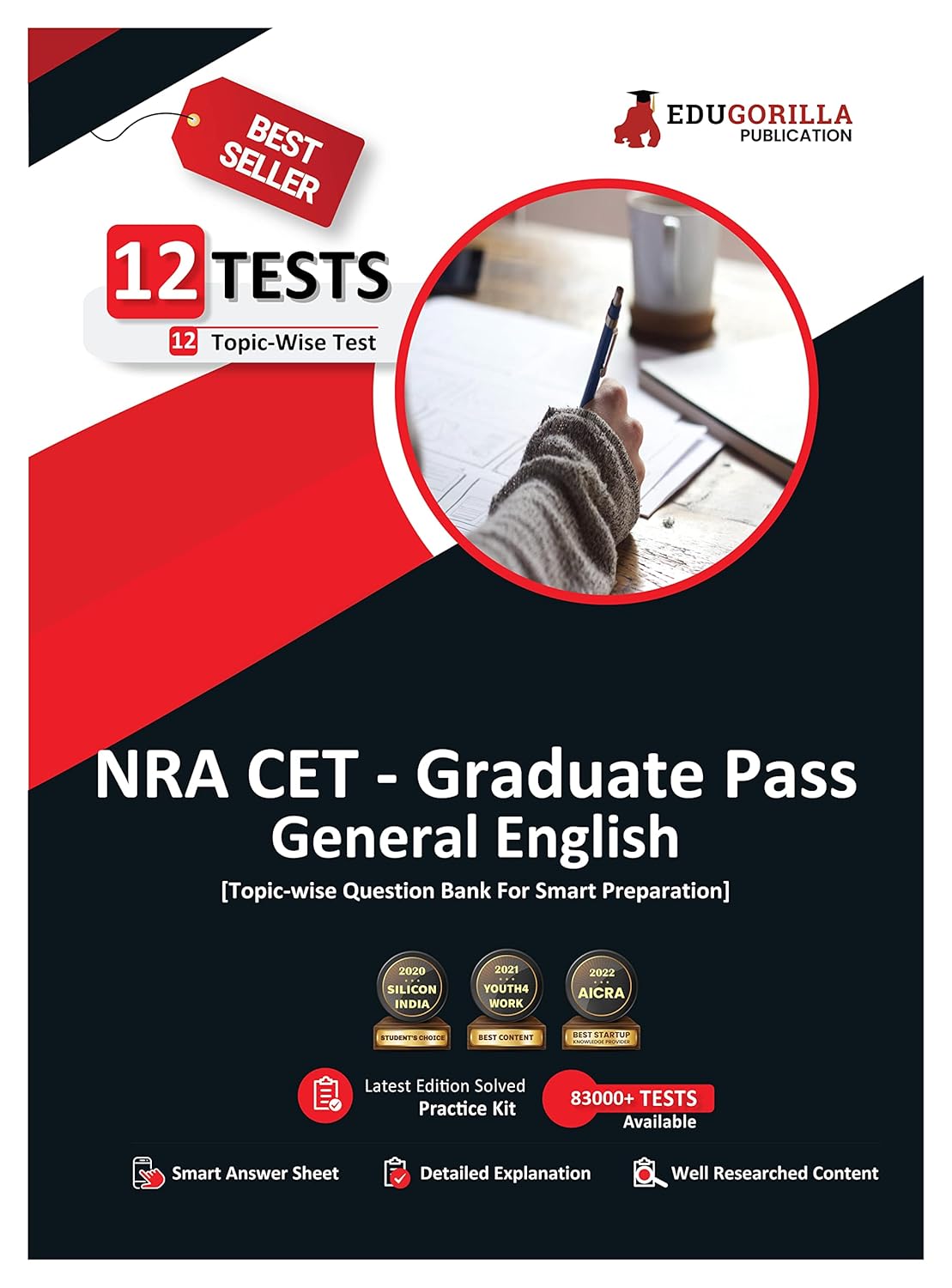 NRA CET Graduation Pass General English Book 2023 - 12 Topic-wise ...