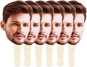 Amazon.com: OXYEFEI Big Head Cutout, Custom Clear Lightweight 14" Fun ...