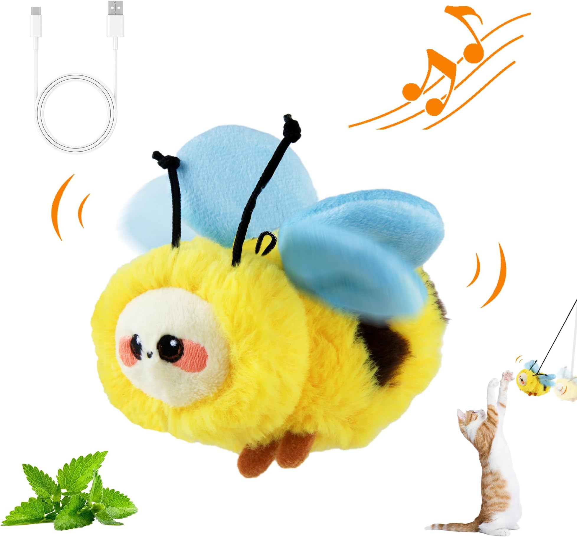 Amazon.com : Gigwi Flapping Interactive Cat Toy, Automatic Simulated ...