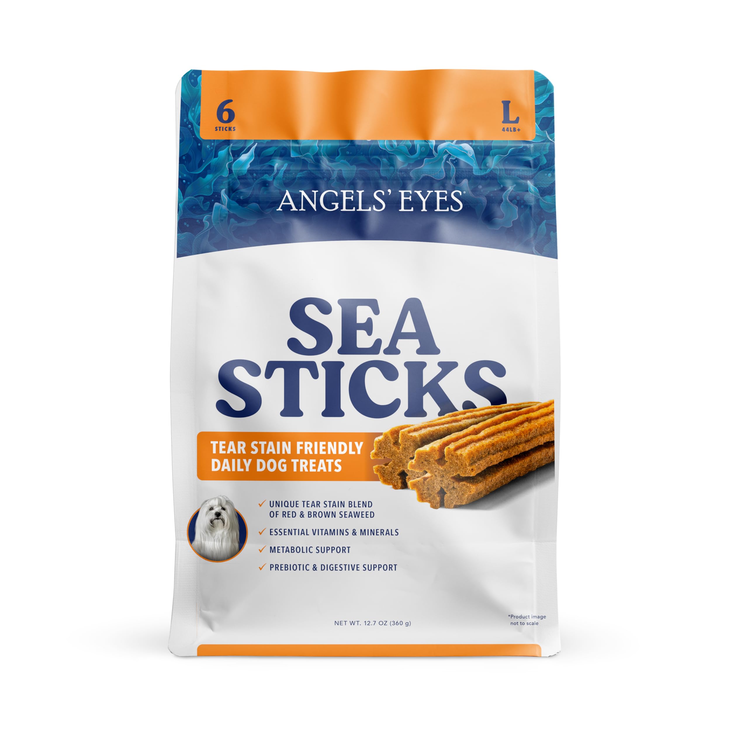 Amazon.com: ANGELS' EYES Sea Sticks Tear Stain Friendly Daily Dog ...