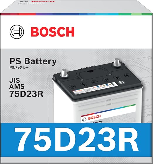 Amazon.co.jp: BOSCH (ボッシュ) 国産車バッテリー PSA-75D23R PS Battery JIS AMS 充電制御車 ...