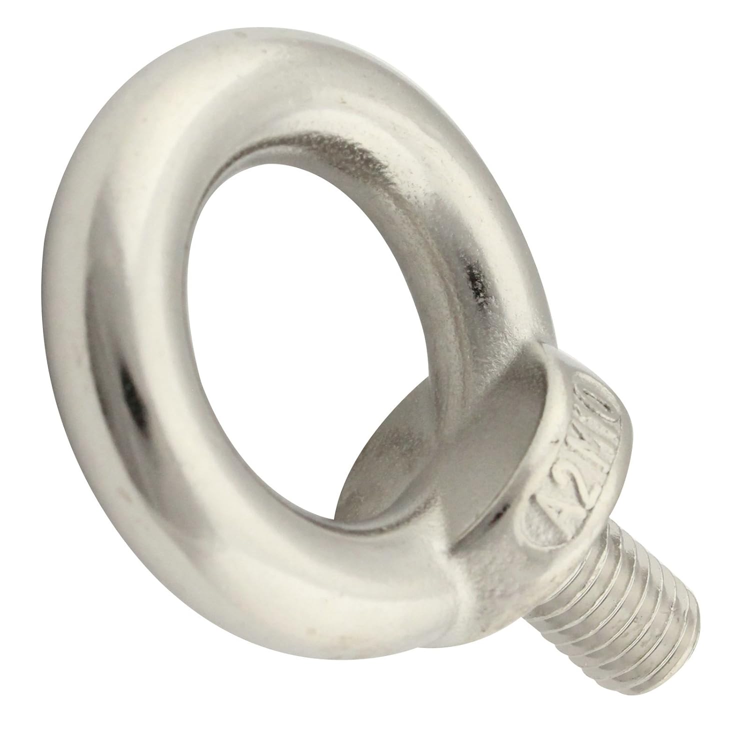 Ringschrauben (gegossen und poliert) - M10 - (4 Stück) - ähnl. DIN 580 - aus rostfreiem ...