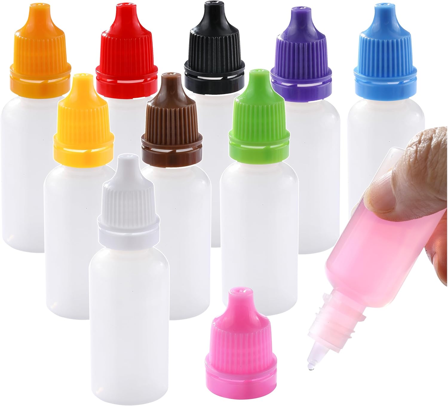 Amazon.com: KCKHFA 10PCS Eye Dropper Bottles, Mini Plastic Dropper ...