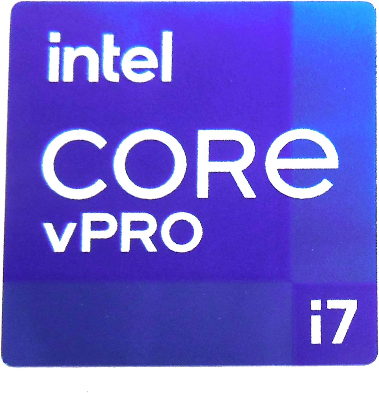 Amazon.com: VATH Sticker Compatible with Intel Core i7 vPRO 18 x 18mm ...