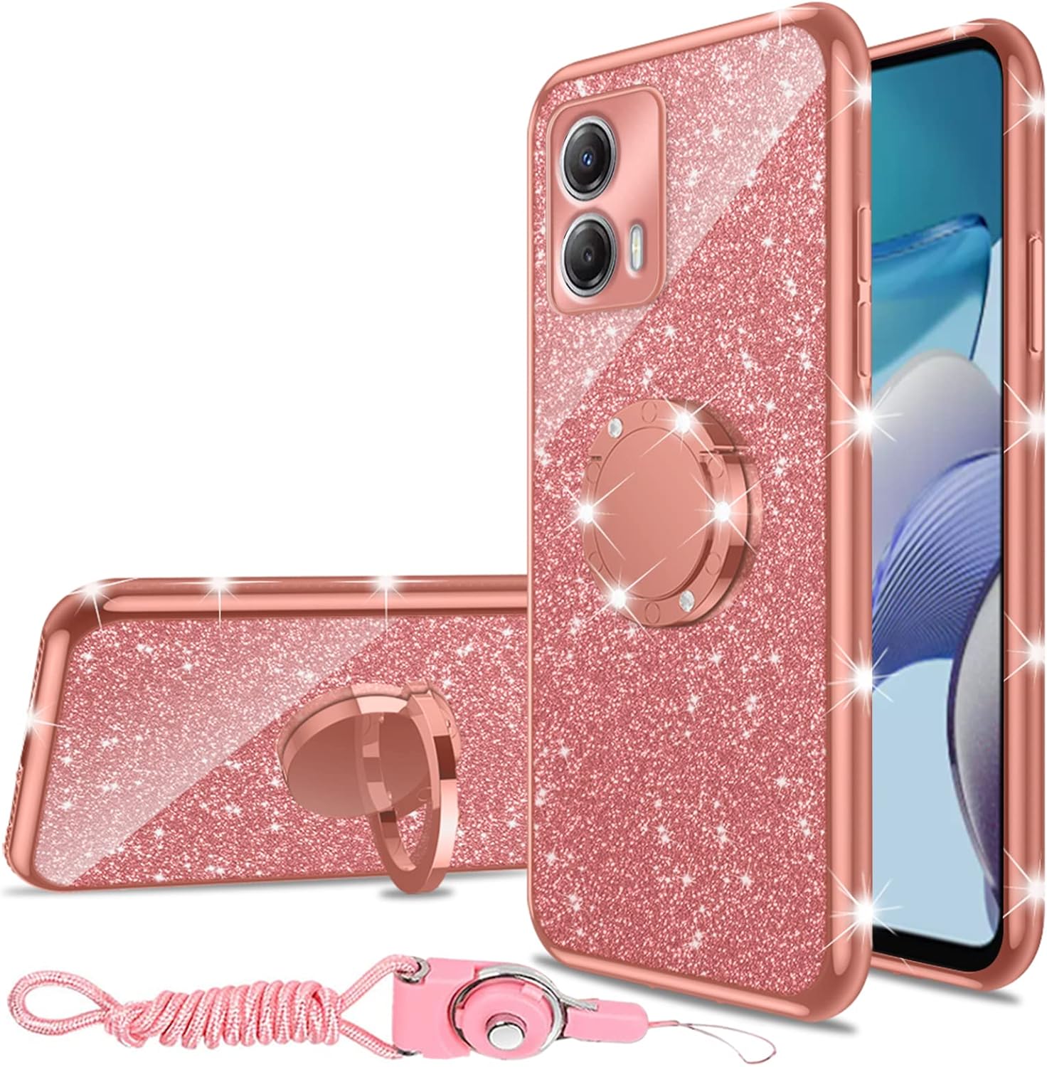 Amazon.com: nancheng for Motorola Moto G 5G 2023 Case (XT2313) Cute ...