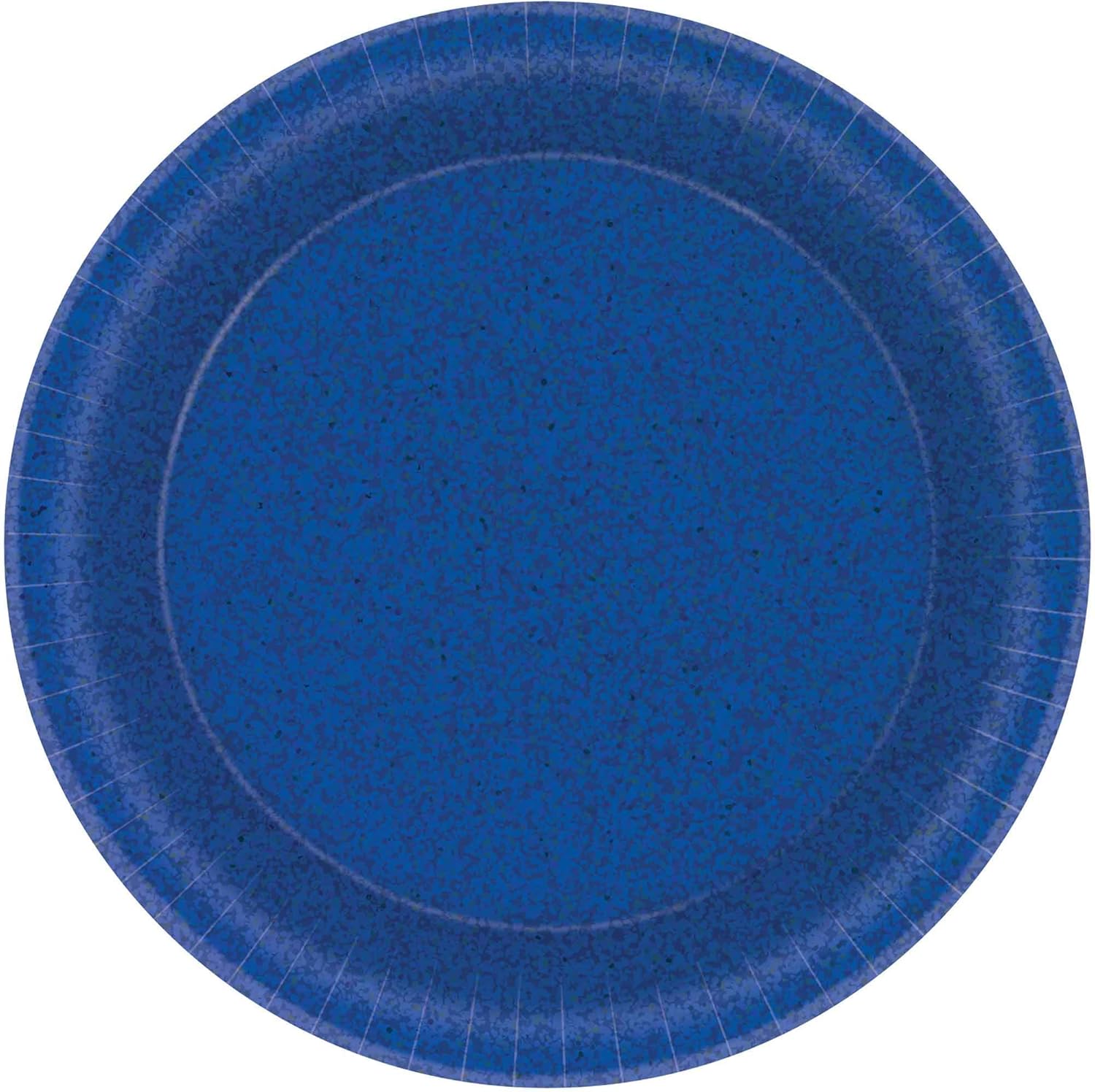 Amazon.com: Amscan Round Prismatic Plates - 6.5'' | Royal Blue | 8 Pcs ...